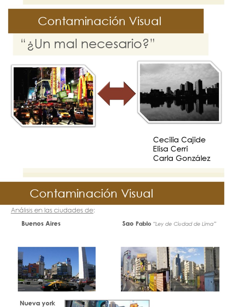 Contaminacion Visual | PDF | Buenos Aires | Contaminación