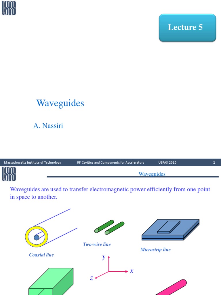 Waveguides PDF | PDF | Waveguide | Coaxial Cable