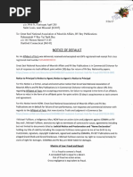 Baron David Ward Affidavit & Statement | PDF | Fraud | Trust Law