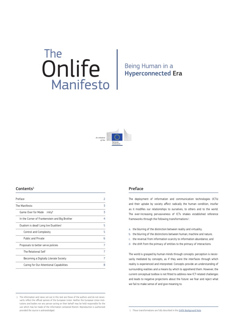 Manifesto PDF | PDF | Self | Modernity