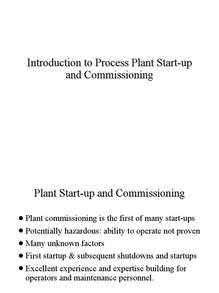 PLANT Commissioning PDF | PDF | Gas Compressor | Safety