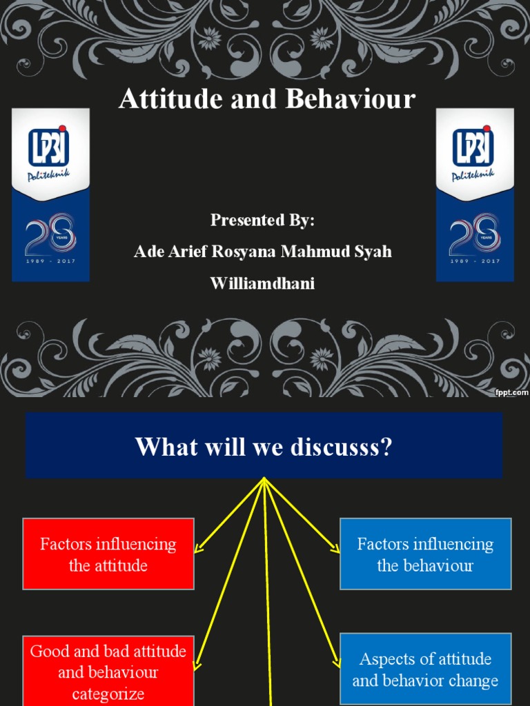 Attitude and Behaviour Presentation HRM | PDF