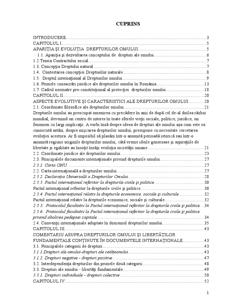 Cuprins | PDF