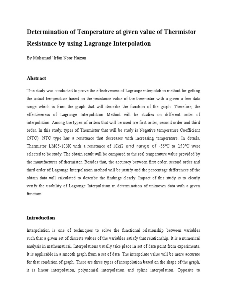 Lagrange Interpolation | PDF | Interpolation | Analysis
