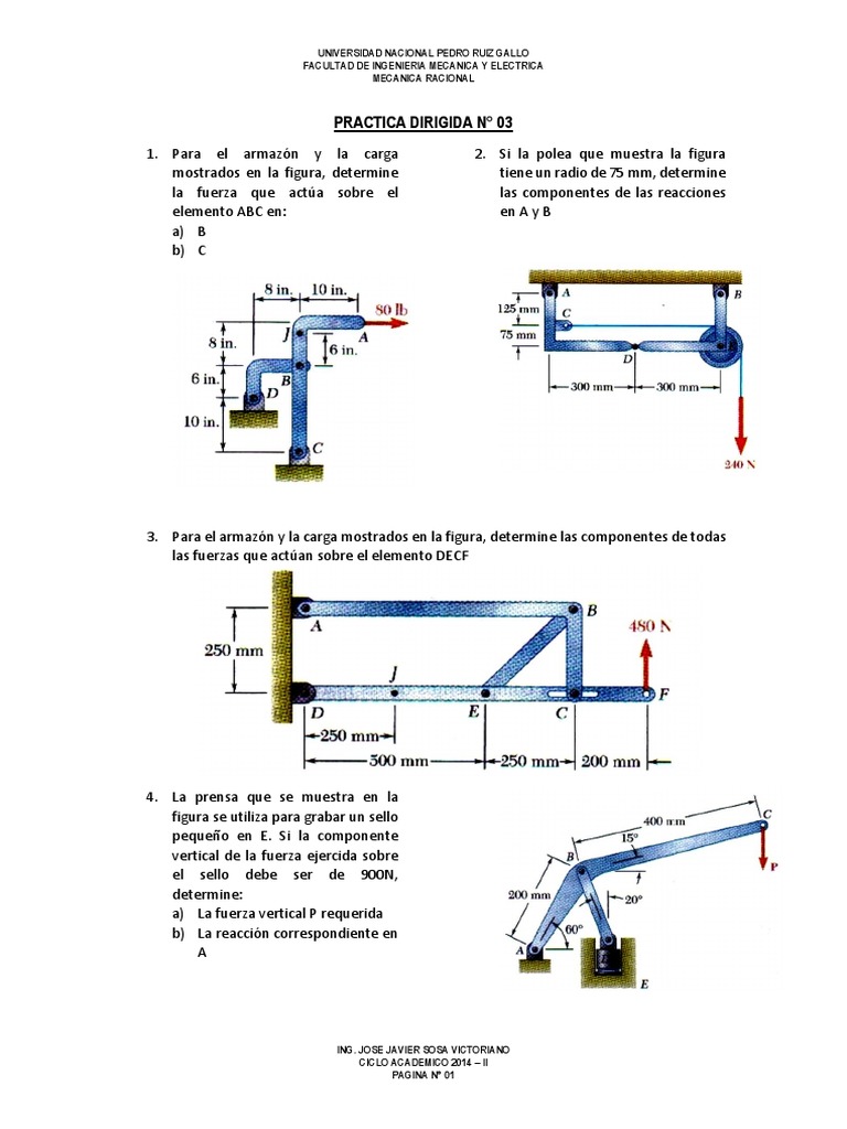 Practica Dirigida #03 | PDF