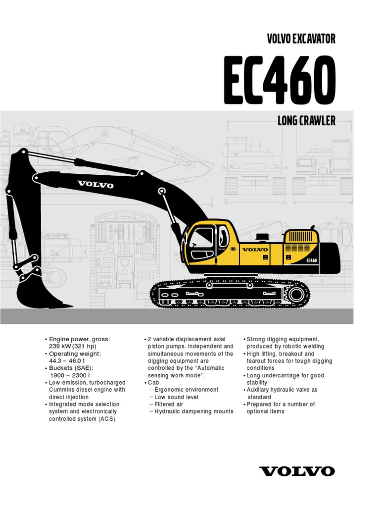 Maximizing Productivity: An In-Depth Look at the Volvo EC460 Excavator ...