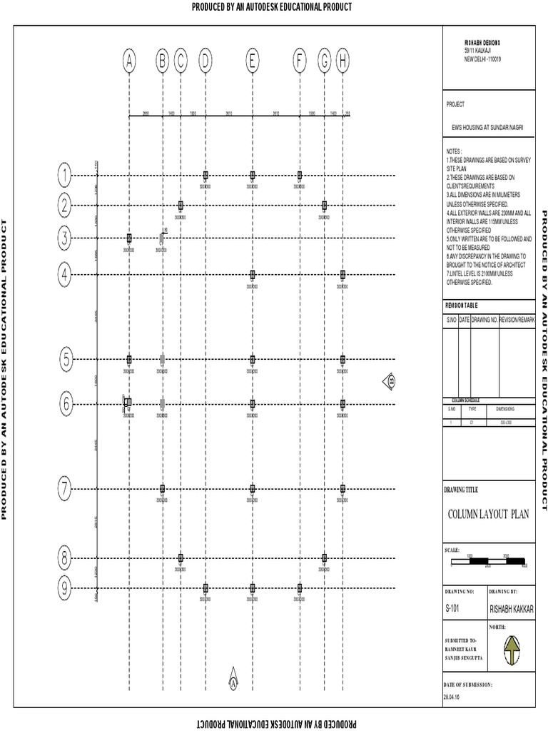 Column Plan | PDF | Economic Sectors | Engineering