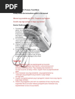 Villas - Manwal NG Rice Cooker | PDF