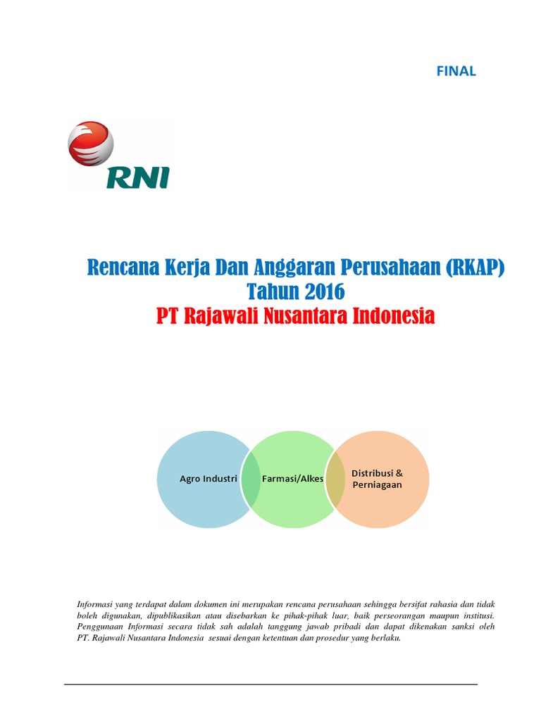 Buku Rkap 2016 | PDF | Pengelolaan Keuangan & Uang