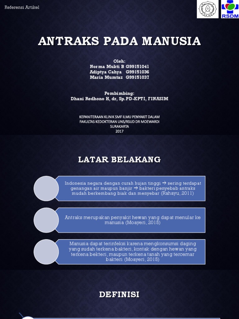 Antraks Pada Manusia | PDF