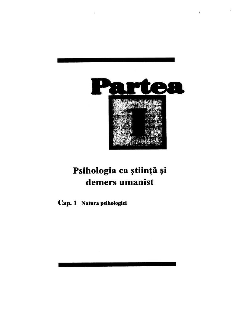 Atkinson R.L. - Introducere in Psihologie | PDF