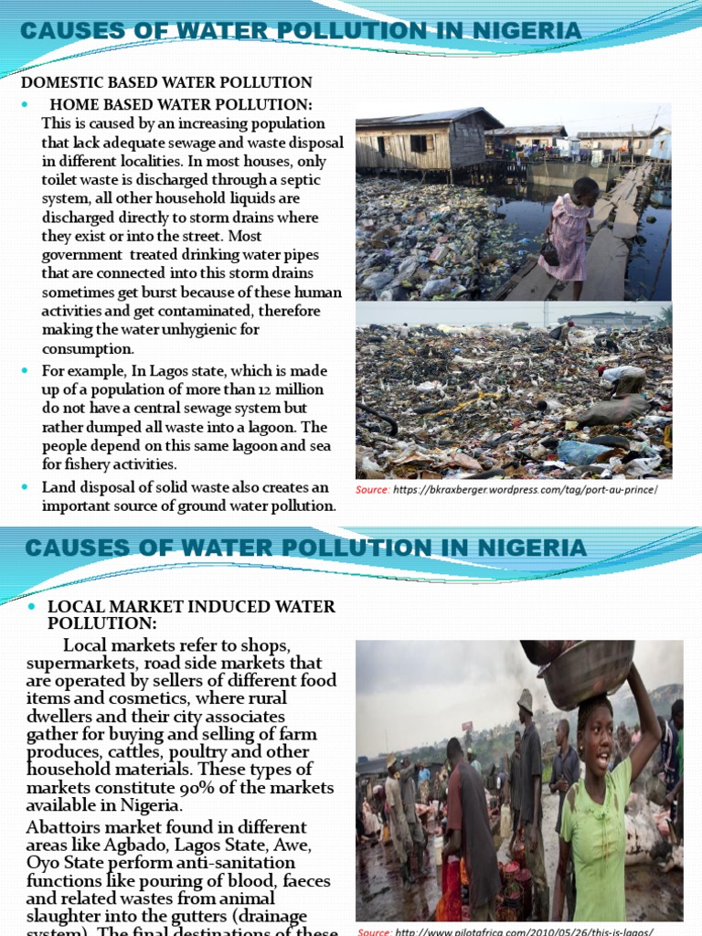 Causes of Water Pollution in Nigerian Communities | PDF | Water ...