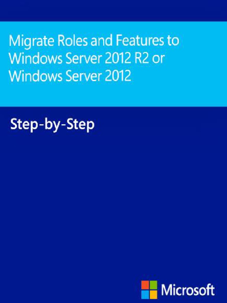 Migrate Roles and Features To Windows Server 2012 R2 or Windows Server ...