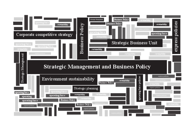 Strategic Management and Business Policy | PDF | Strategic Management ...