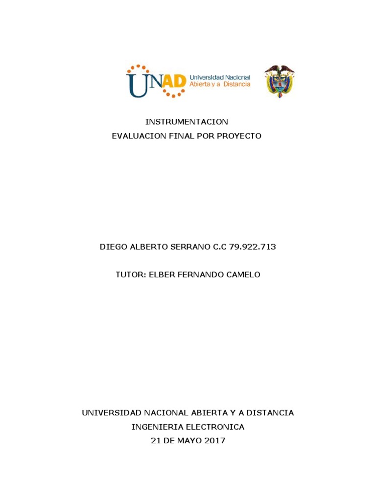 Proyecto Final | PDF | Arduino | Microcontrolador