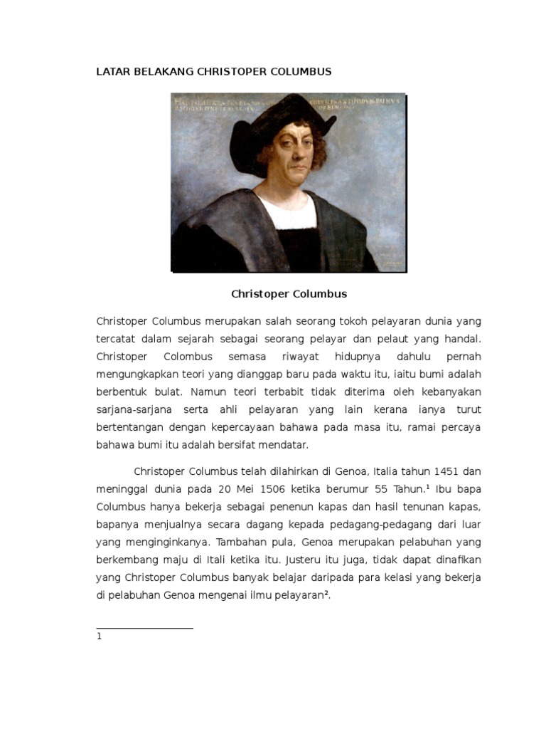 Christoper Columbus | PDF