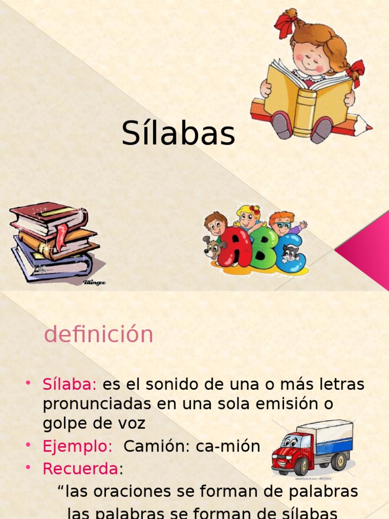 Sílabas | PDF | Sílaba | Los símbolos