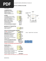 Pipe Support Foundation Design Calculations | PDF | Mechanical ...