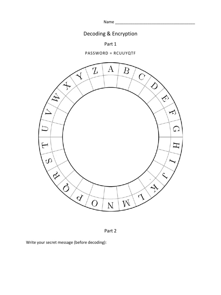 Encryption Activity | PDF