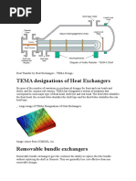 TEMA Designations for Heat Exchangers | PDF | Heat Exchanger | Vacuum Tube
