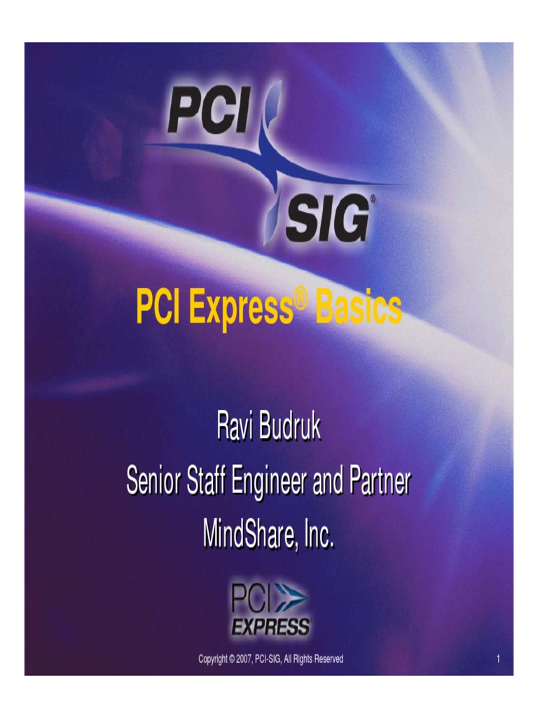 (Slides) PCI Express Basics | PDF