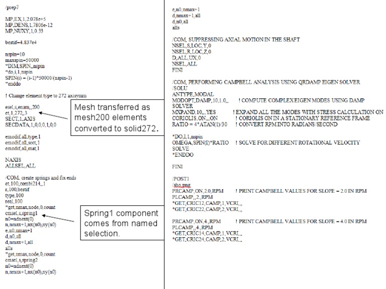 Mesh Transferred As Mesh200 Elements Converted To Solid272 | PDF