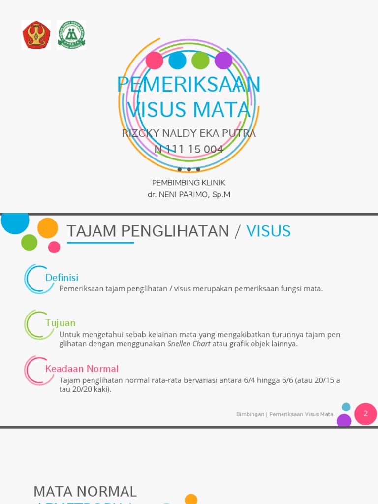 PPT Pemeriksaan Visus Mata