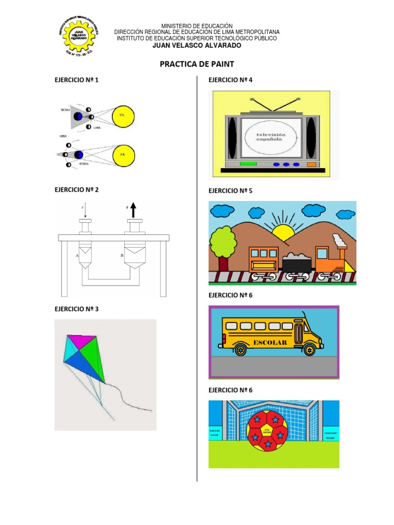 Practica de Paint-1 PDF | PDF