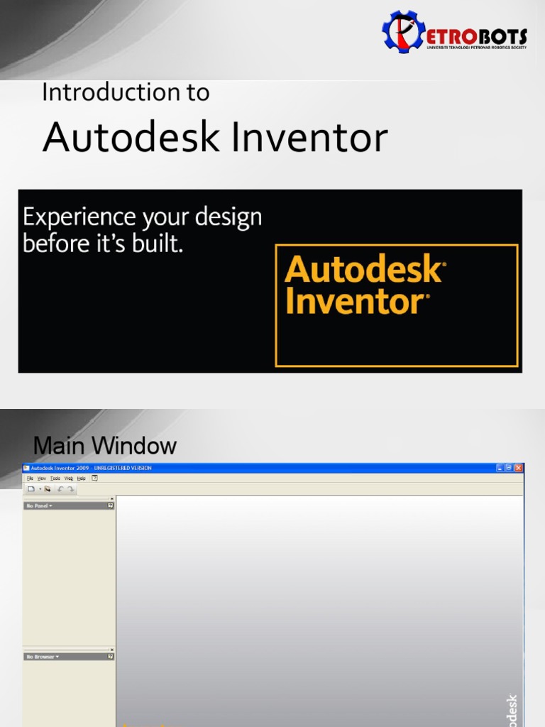 Introduction To: Autodesk Inventor | PDF | Computers