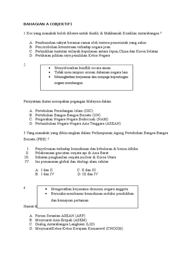 Set Soalan | PDF | Politik