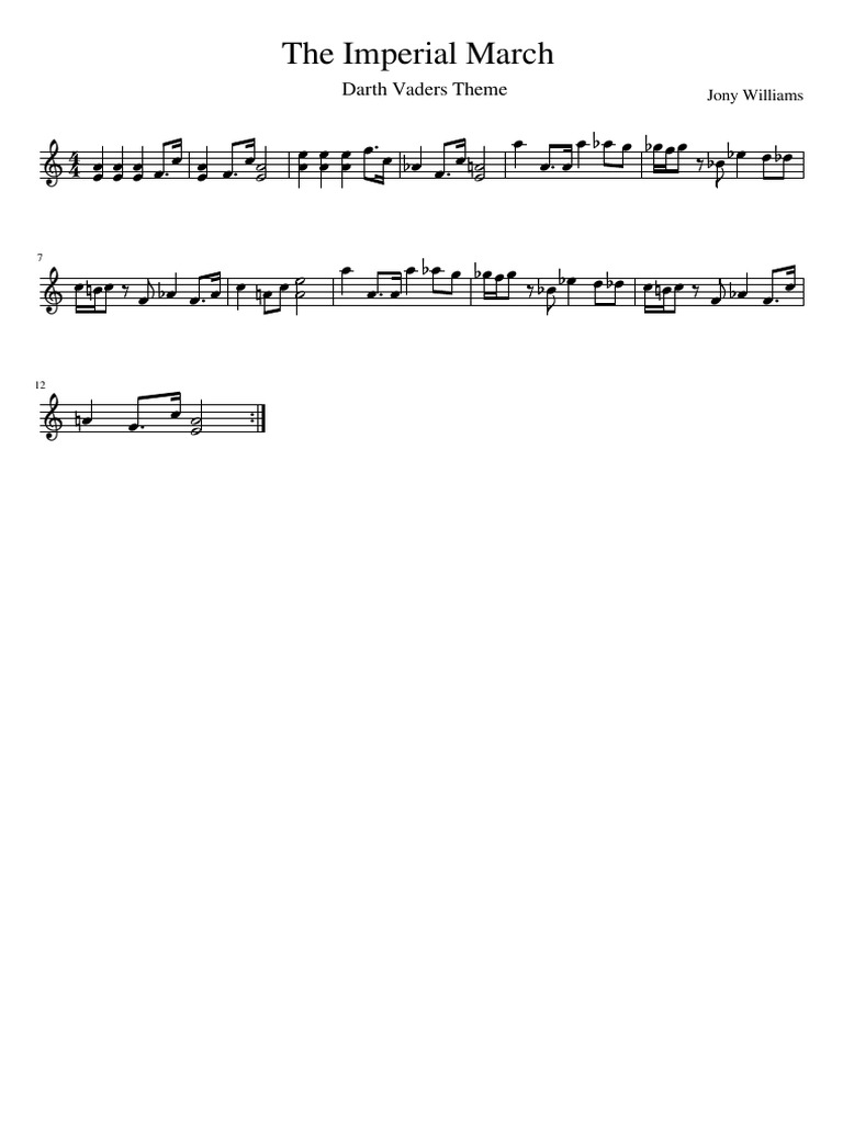 The Imperial March | PDF