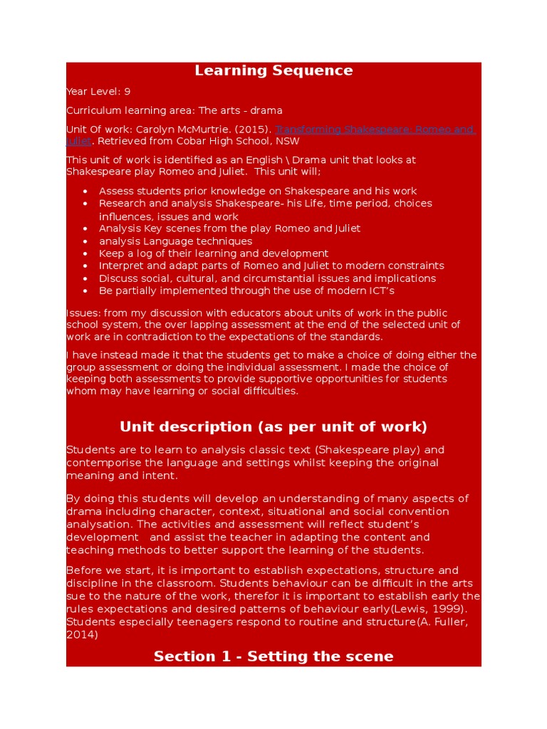 Learning Sequence | PDF | Educational Assessment | Educational Technology