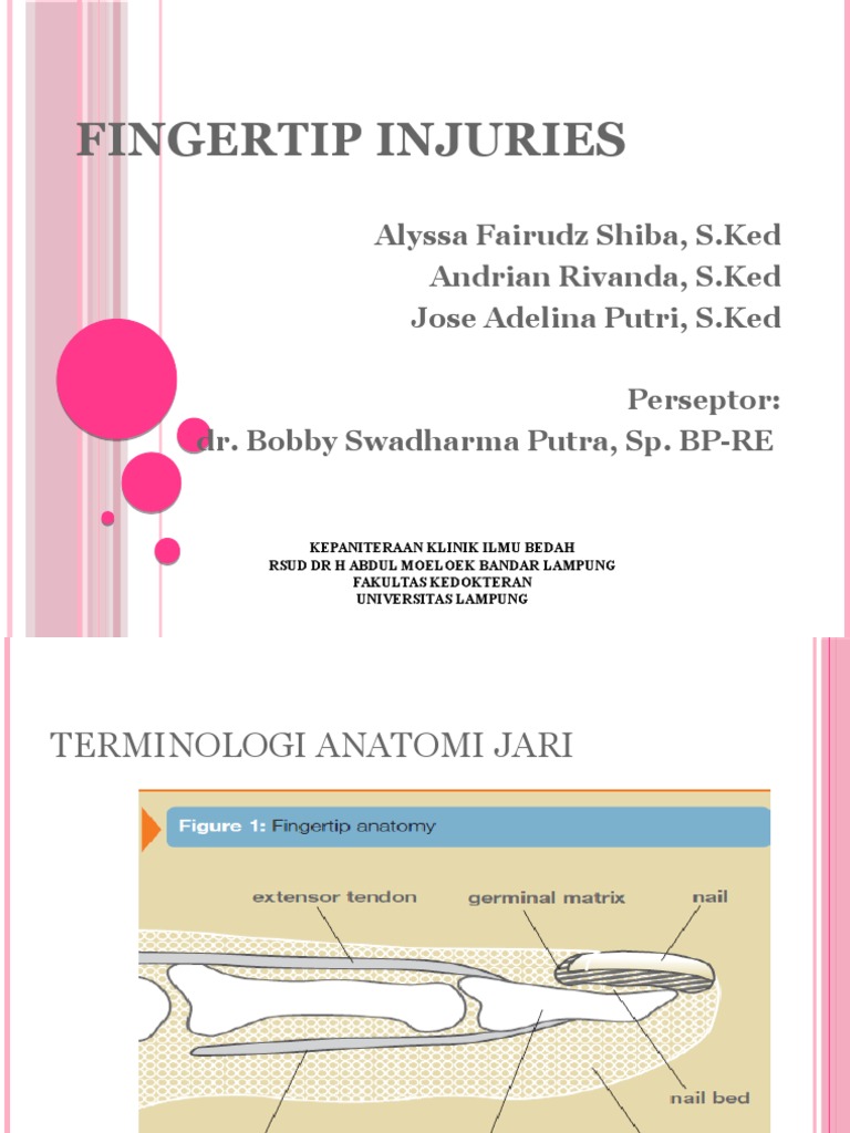 Fingertip Injuries | PDF