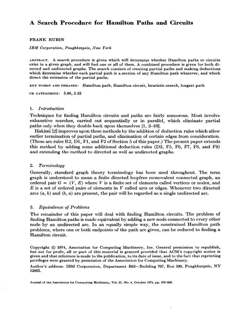 Hamilton Path.pdf | Graph Theory | Vertex (Graph Theory)