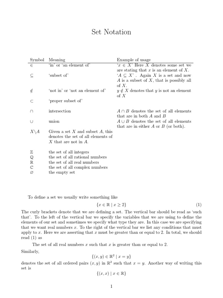 Notation | PDF