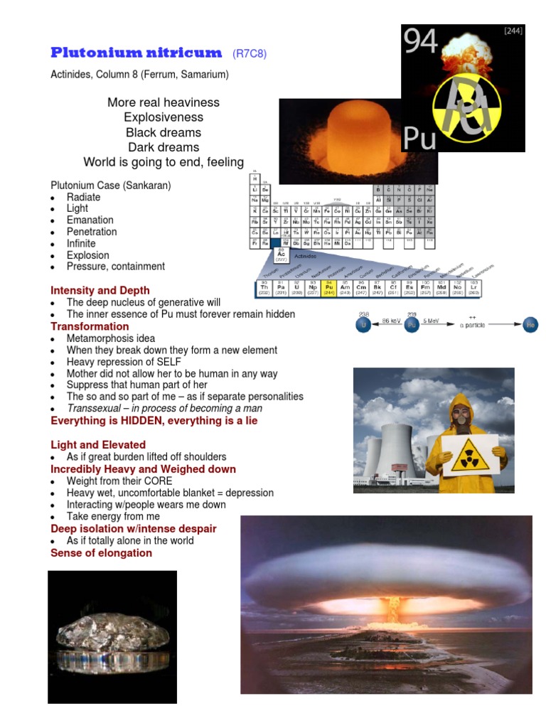 Plutonium Nitricum M R7C8 | PDF | Plutonium | Anger