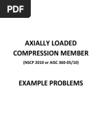Axially Loaded Compression Member - Table B4.1a | PDF | Structural ...