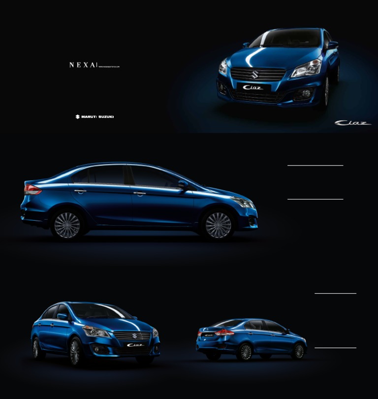 Ciaz Brochure | PDF | Transmission (Mechanics) | Car Body Styles