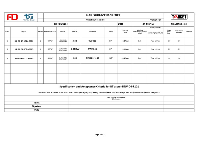 RT Request-024 On 24-03-2017 | PDF | Pipe (Fluid Conveyance) | Chemical ...