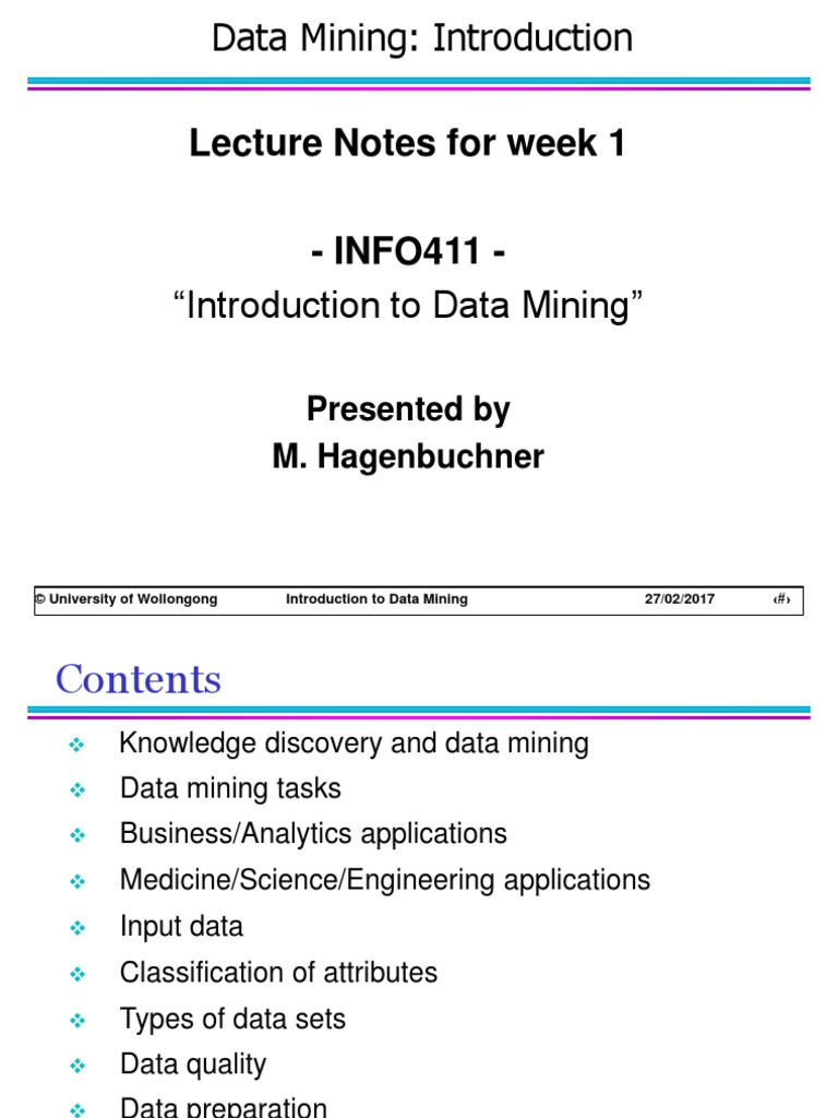 Intro - Data Mining & Knowledge Discovery | PDF | Data Mining | Cluster Analysis