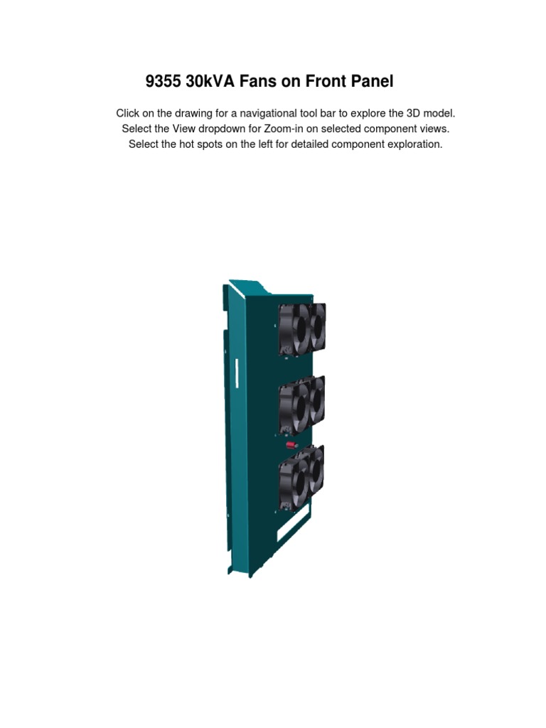 9355 3D Fan Assy | PDF