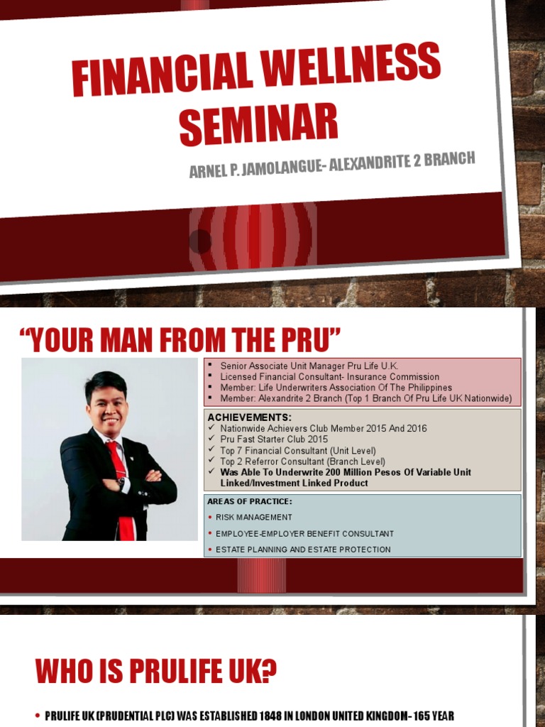 Financial Wellness Seminar Slides Pdf