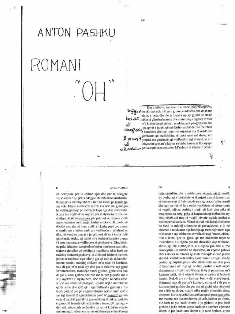 Anton Pashku Oh PDF | PDF