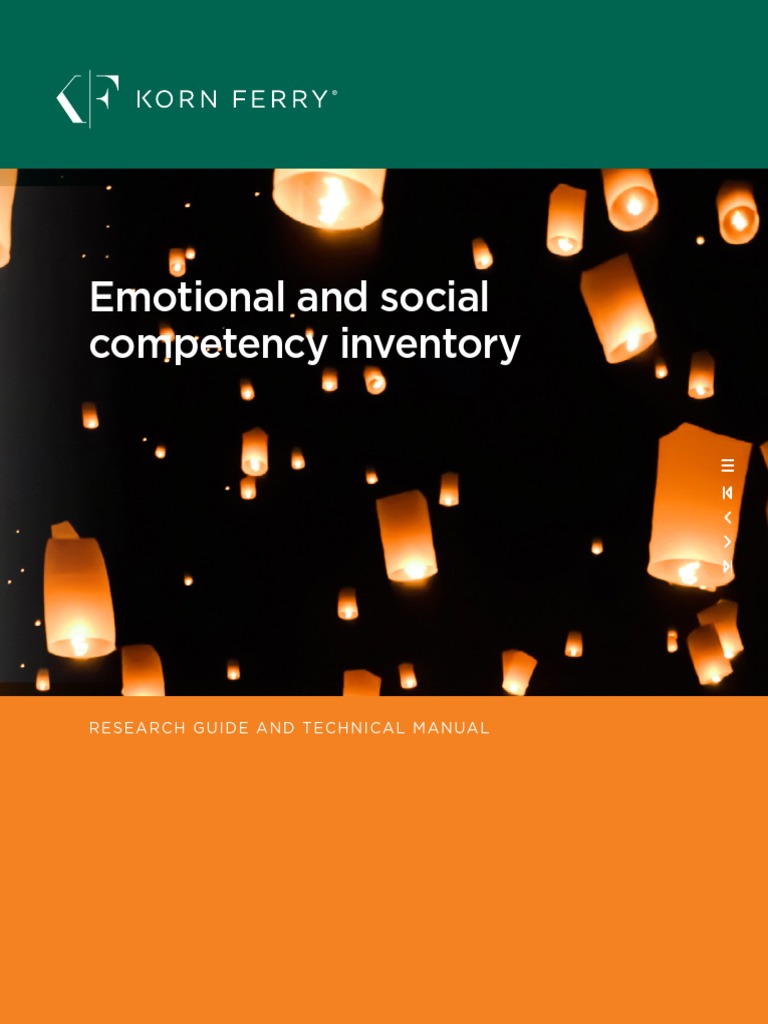 Emotional and Social Competency Inventory: Research Guide and Technical ...