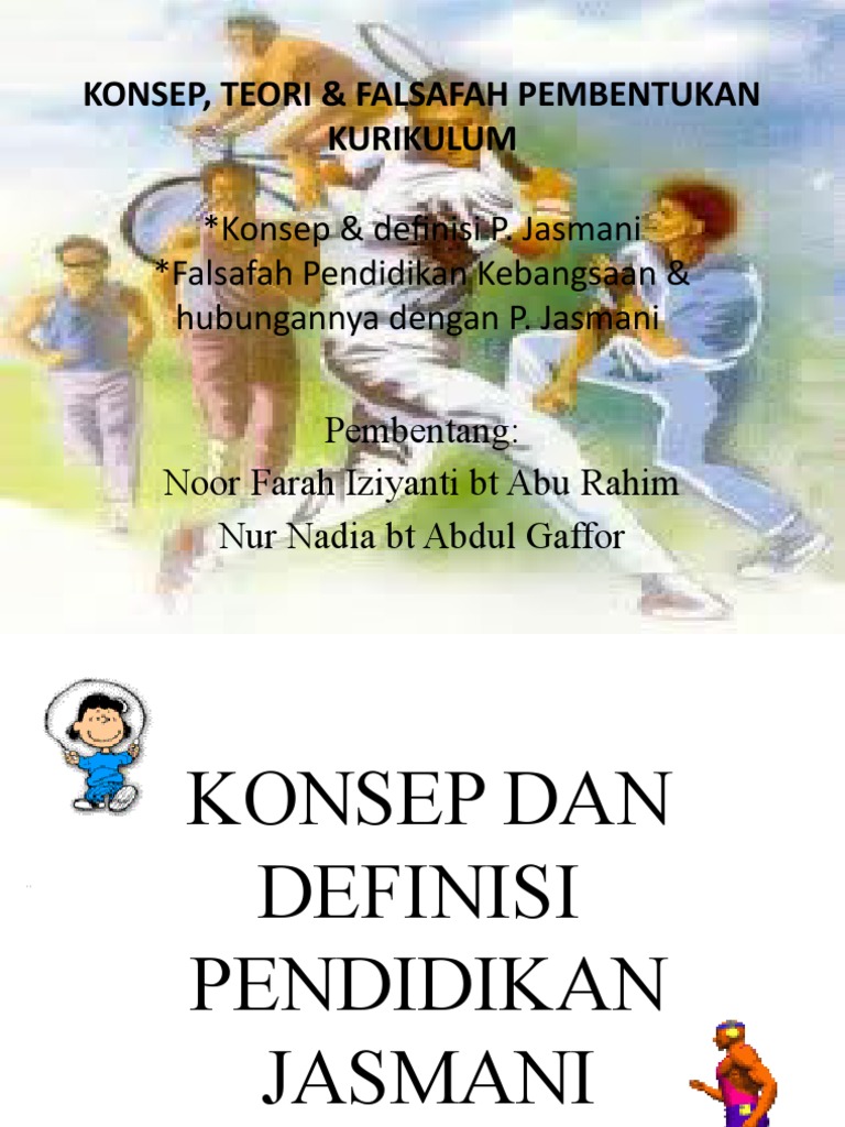 Konsep Dan Definisi Pendidikan Jasmani | PDF