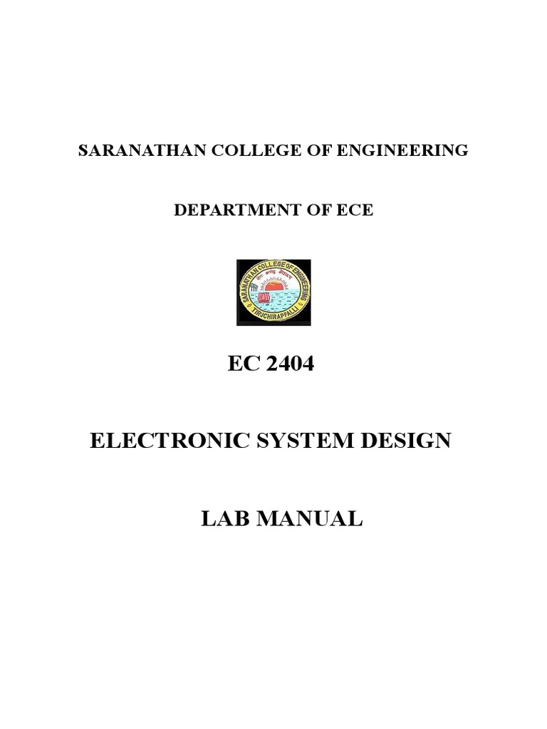 Saranathan College of Engineering | PDF | Amplifier | Frequency Modulation