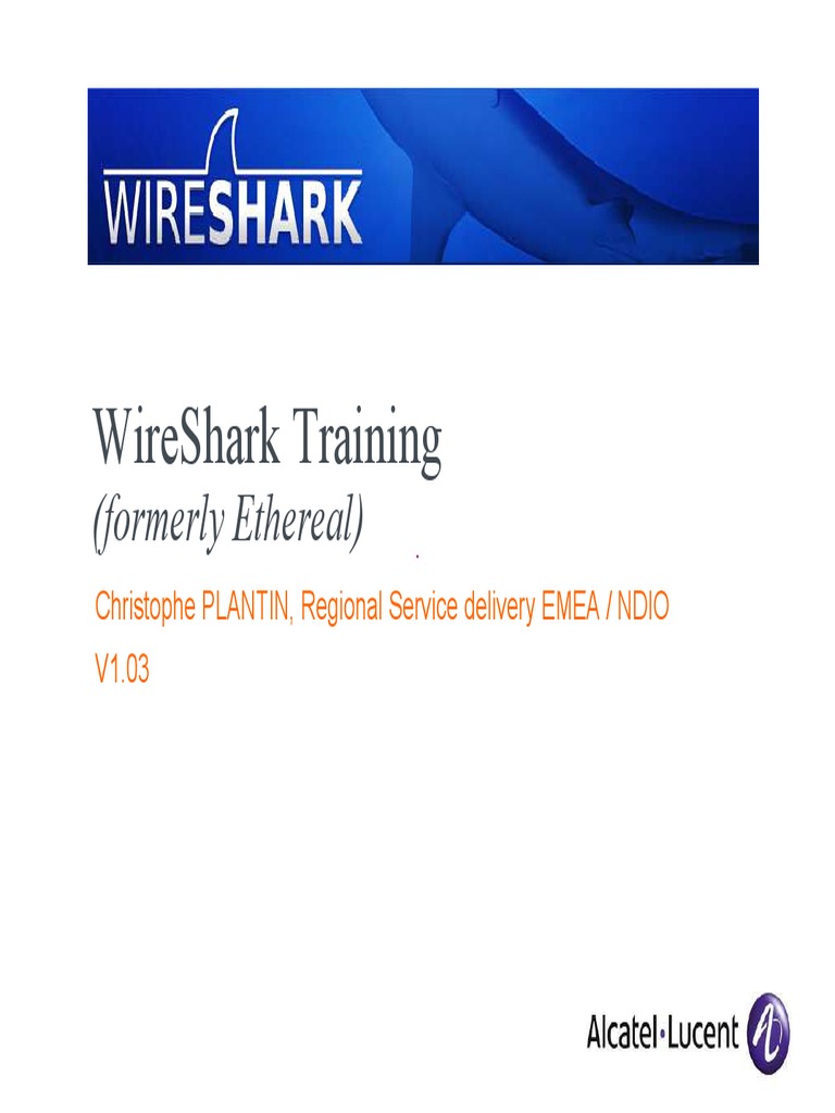Wireshark Training Overview and Features | PDF | Transmission Control ...