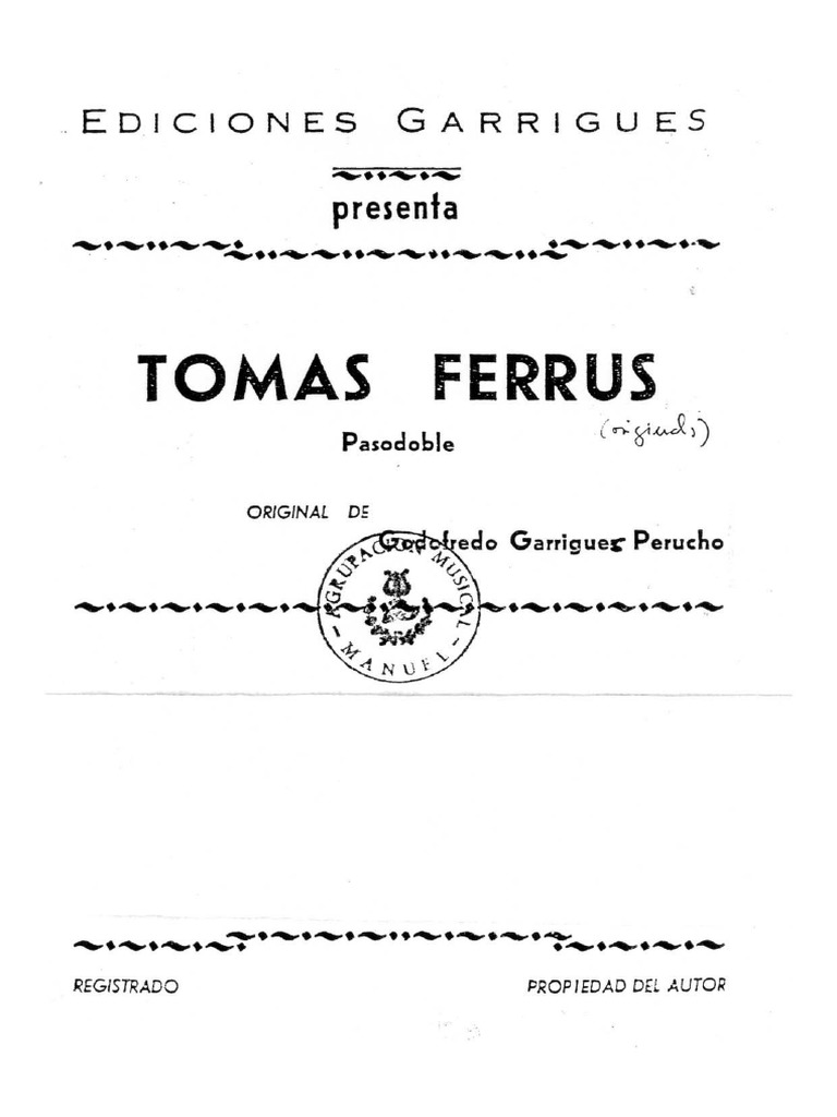 Tomás Ferrús PDF | PDF