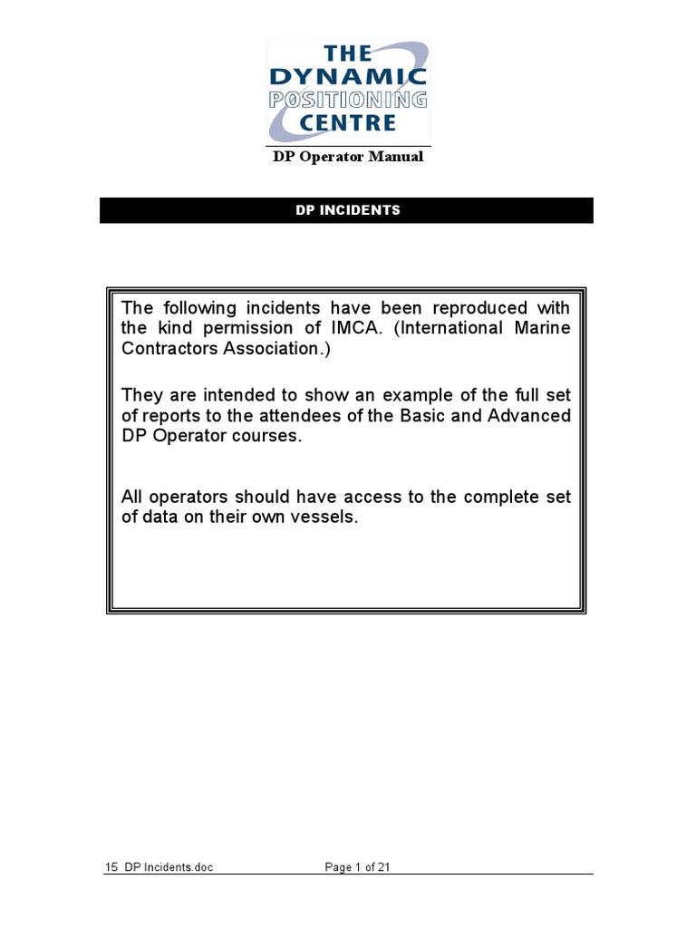 DP Operator Manual | PDF | Nature