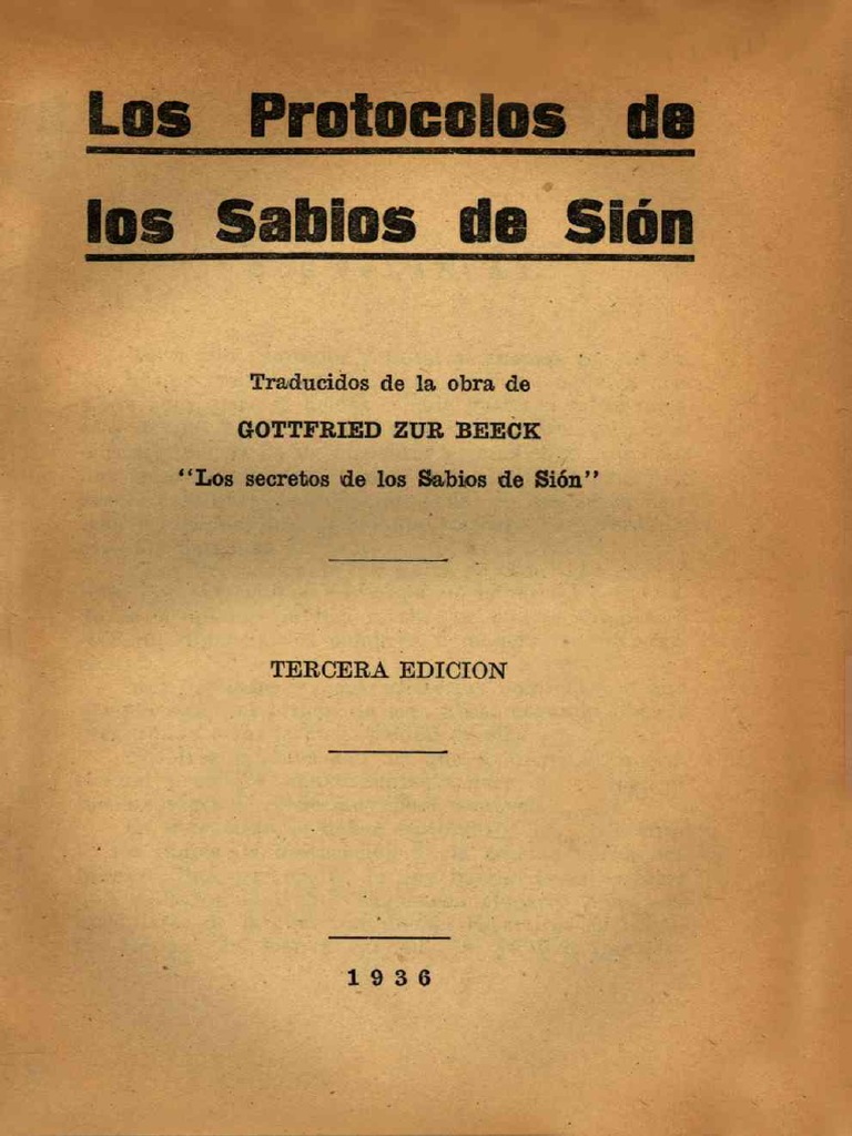 Los Sabios de Sion | PDF | Nobleza | Judios